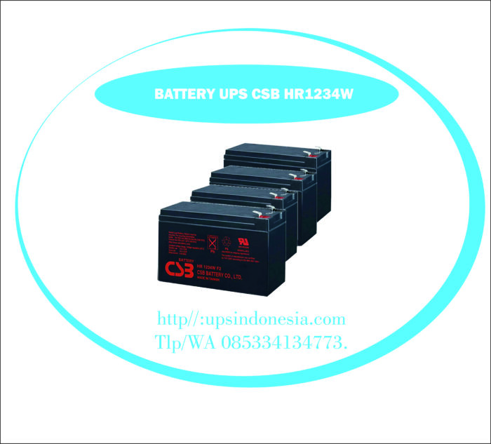 BATTERY UPS CSB HR1234W - upsindonesia.com