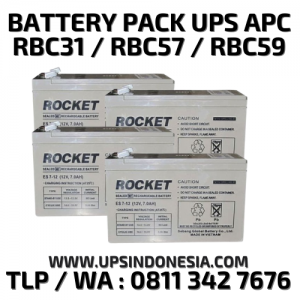 BATERAI PACK UPS APC RBC31 | RBC57 | RBC59 - Distributor UPS Riello ...